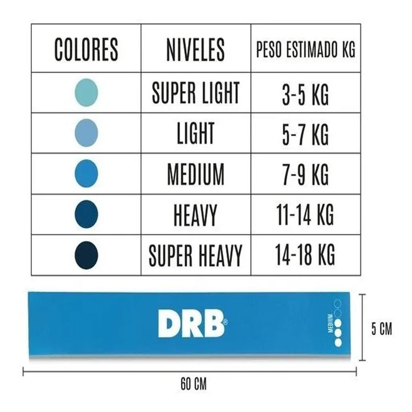 DRB SET BANDAS UNISEX - BANDAS SILICONA 21 CELS - factorydeportivoar