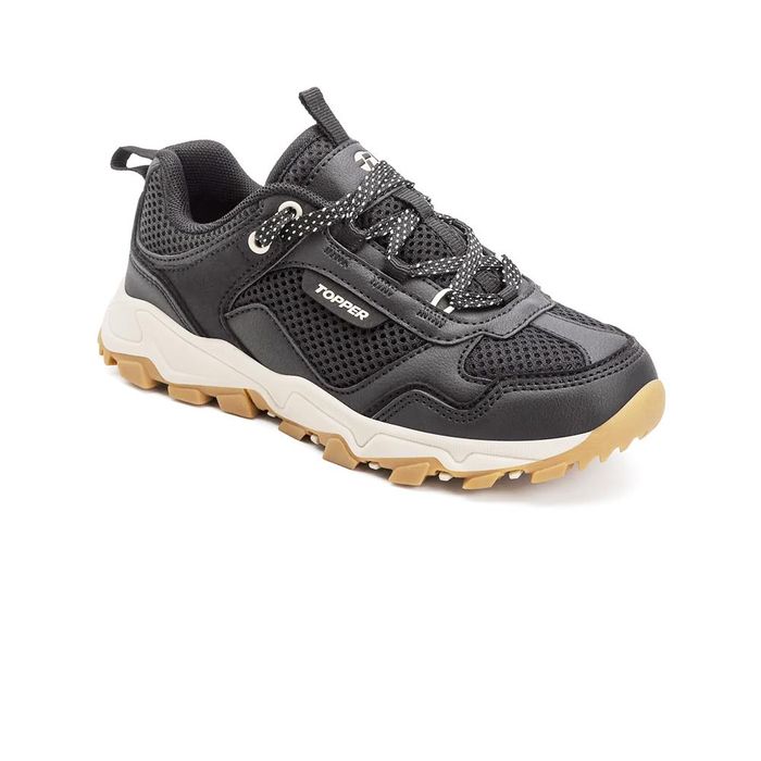 zapatillas topper kids - EVER KIDS NEGRO-BEIGE BIRCH - factorydeportivoar
