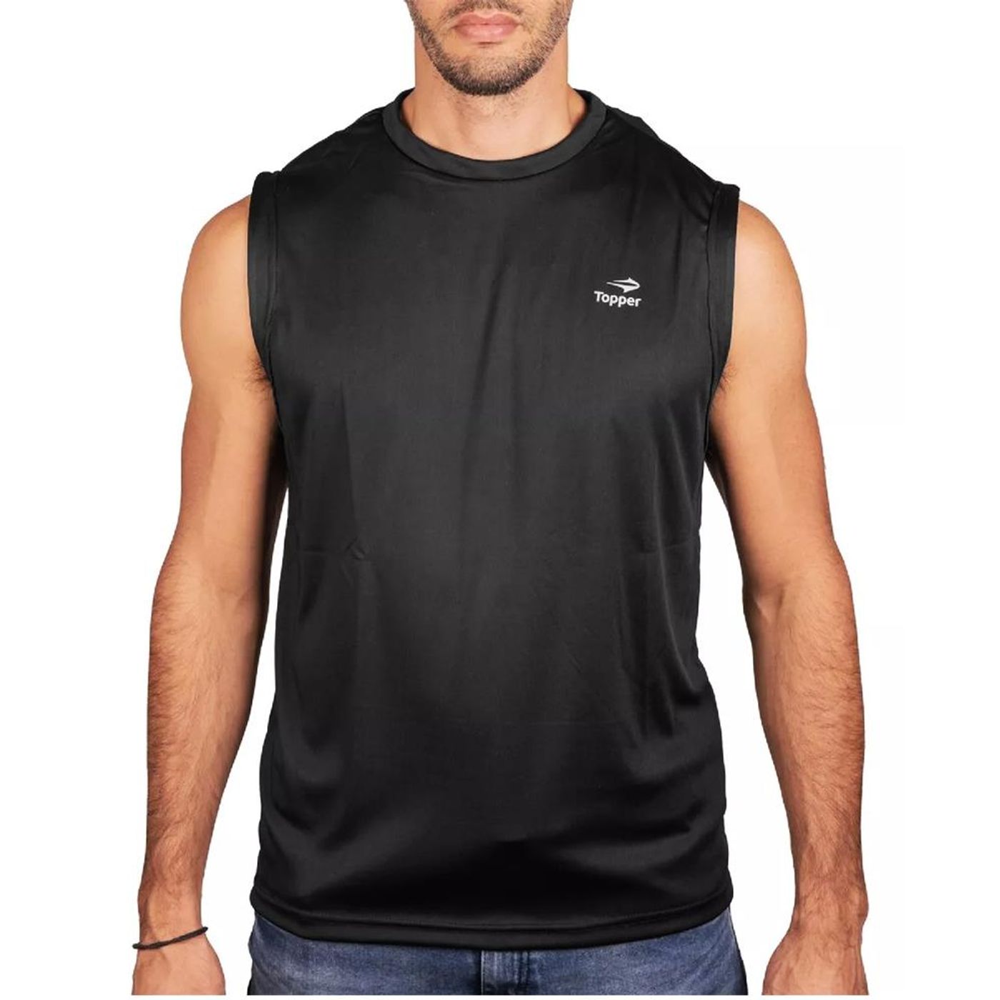 TOPPER MUSCULOSA - BASIC MEN TRNG NGROBL - factorydeportivoar